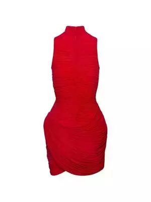 Magda Butrym Flower Draped Mini Dress