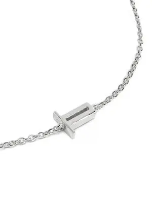 Monica Vinader Initial T Chain Bracelet - Silver