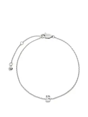 Monica Vinader Initial B Chain Bracelet - Silver