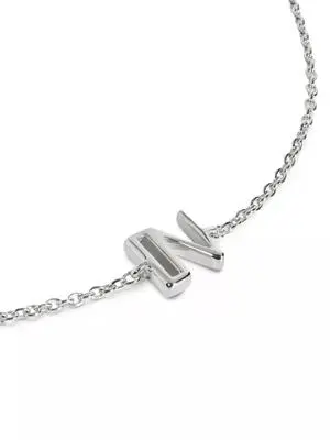 Monica Vinader Initial N Chain Bracelet - Silver