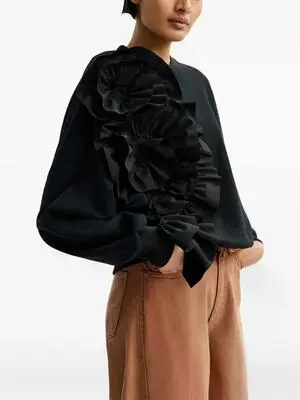 Essentiel Antwerp Jigantum Ruffled Sweatshirt
