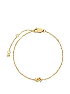 Monica Vinader Initial S Chain Bracelet - Gold
