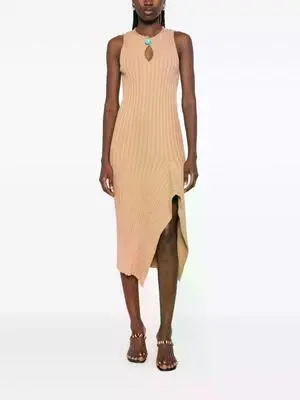 Stella McCartney Asymmetric Ribbed Knit Vest