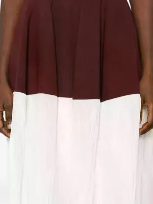 Simkhai Pleated Maxi Dress