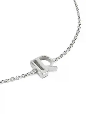 Monica Vinader Initial R Chain Bracelet - Silver