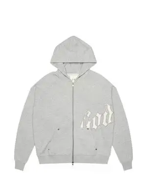 GODSPEED Og Logo Zip-up Hoodie - Grey