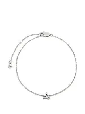 Monica Vinader Initial A Chain Bracelet - Silver