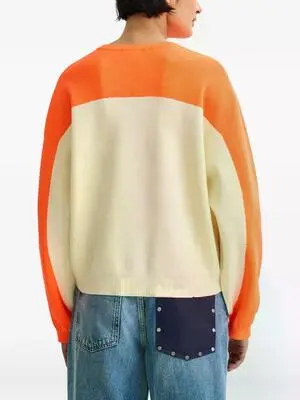 Essentiel Antwerp Two-tone Ribbed-cuff Sweatshirt