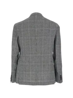 Tagliatore Single-breasted Checked Blazer
