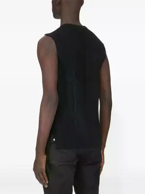 Rick Owens Ribbed Knit Sleeveless Top