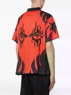 PLEASURES Logo-print Polo Shirt