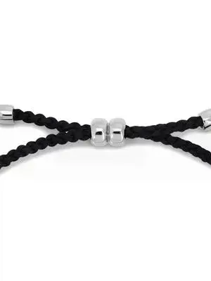 Monica Vinader Solitaire Diamond Cord Bracelet - Black