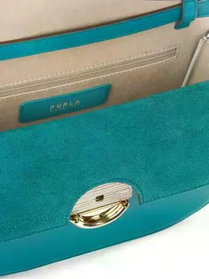 Furla Small Sfera Flap Crossbody Bag - Blue