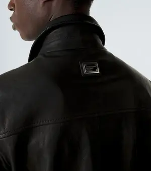 Dolce & Gabbana Leather Blouson Jacket