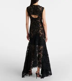 Costarellos Janica Lace Gown - Black