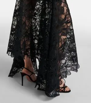 Costarellos Janica Lace Gown - Black
