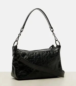Balenciaga Le City Moto Mini Leather Shoulder Bag