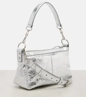 Balenciaga Le City Moto Mini Leather Shoulder Bag