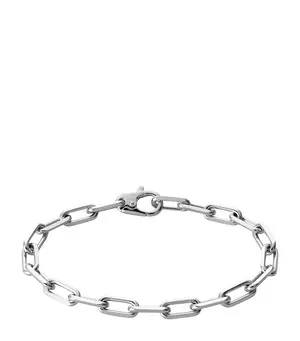 Cartier Karat White Gold Chain Bracelet - Silver