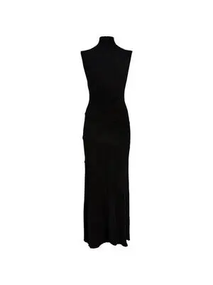 Proenza Schouler Federica Pleated Midi Dress - Black