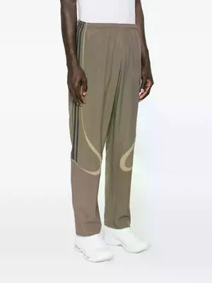 Adidas Teamgeist Adicolor Stripe-detail Track Pants - Brown