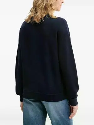 Lacoste Crew Neck Logo Sweater - Blue