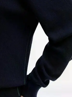 Lacoste Crew Neck Logo Sweater - Blue