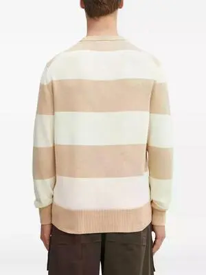Lacoste Striped Badge Sweater