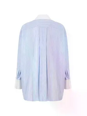 Attico Striped Asymmetric Shirt