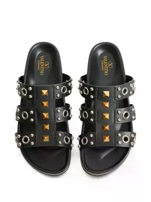 Valentino Garavani Studded Slide Sandals
