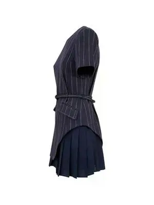 Simkhai Blakely Pinstripe Mini Dress