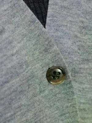 LISA YANG Buttoned V-neck Cardigan - Grey