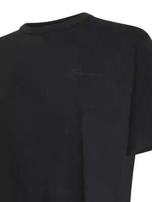 Jacquemus Logo-Embroidered T-Shirt Black