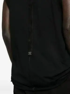 ISAAC SELLAM EXPERIENCE Sleeveless Top With Frayed Hem