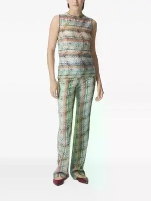 Missoni Striped Sleeveless Top