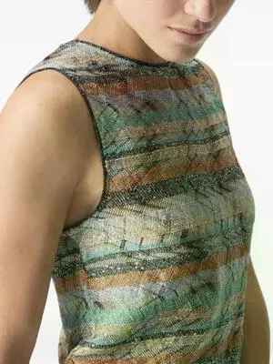 Missoni Striped Sleeveless Top