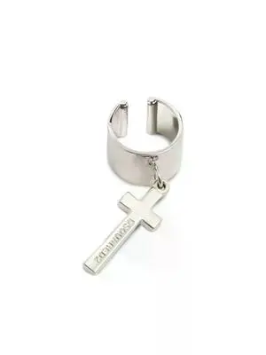 Dsquared2 Pierce Me Ear Cuff With Cross Pendant