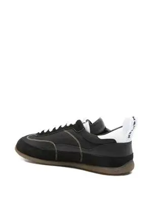 Alexander McQueen Panelled Lace-up Sneakers - Black