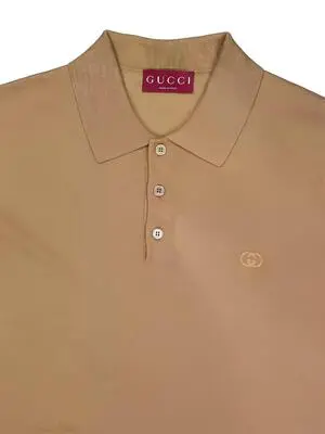 Gucci Logo-embroidered Polo Shirt