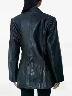 Alexander Wang Leather Single-breasted Blazer