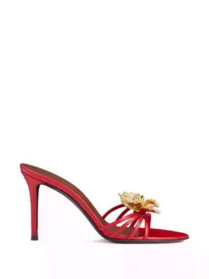 GIUSEPPE ZANOTTI Orchid Crystal Embellished Sandals