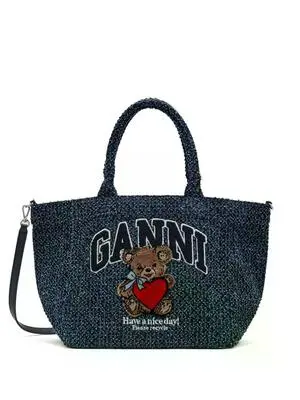 Ganni Textured Totes