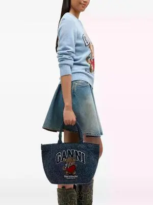 GANNI Small Bear Tote Bag