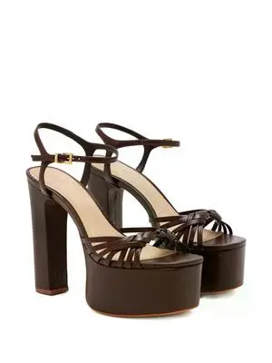 Schutz Tara Braided Platform Sandals