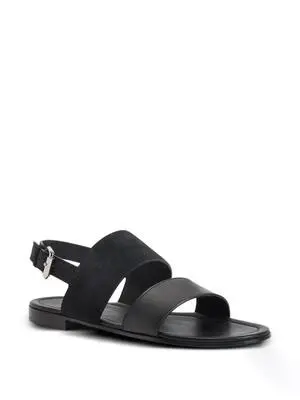 GIUSEPPE ZANOTTI Maratea Double-band Sandals - Black