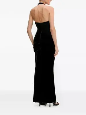 Bardot Elvira Halter-neck Maxi Dress