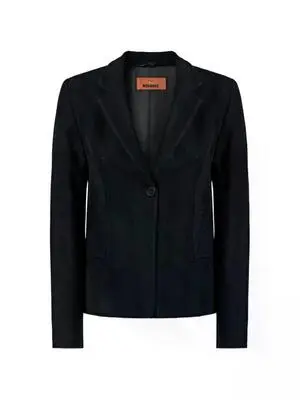 Missoni Zigzag Pattern Single-breasted Blazer - Black