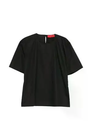 THELATEST THELATEST Dean Short-Sleeve Blouse Black