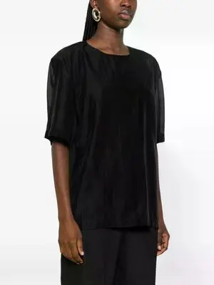 THELATEST Dean Short-sleeve Blouse - Black