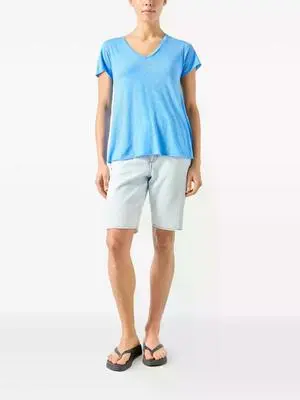 American Vintage Jacksonville V-neck T-shirt - Blue